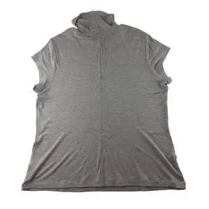 CAbi | Tops | Cabi 4372 Womens Gray Slinky Turtleneck Short Sleeve ...